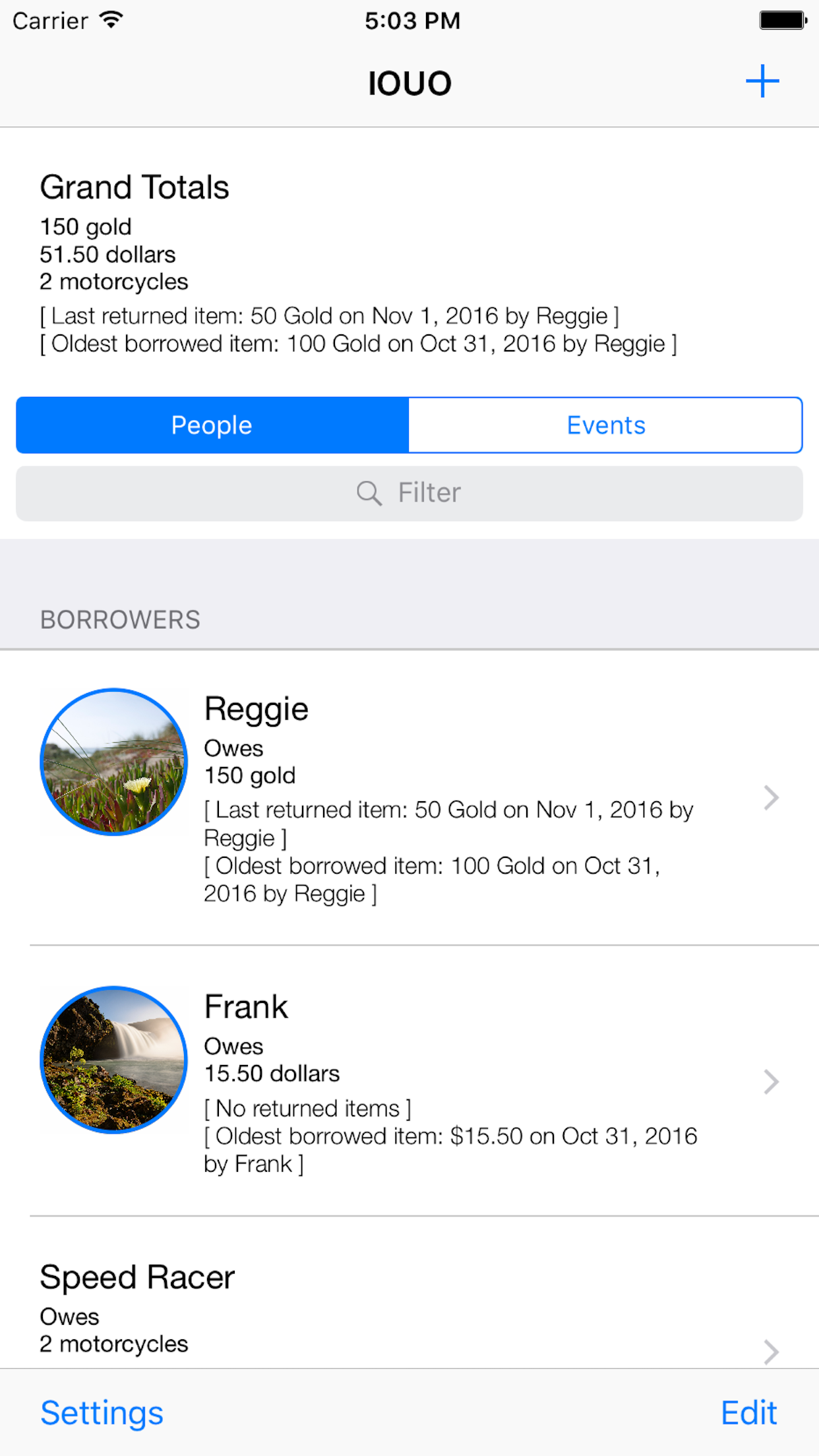 GitHub - DontSnooze/public-iouo: IOUO - An iOS Lending Management ...