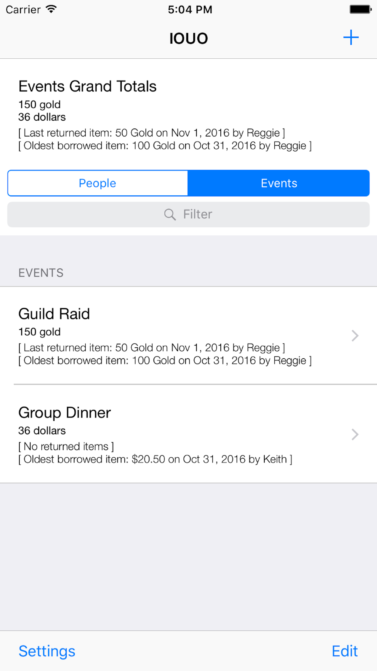 GitHub - DontSnooze/public-iouo: IOUO - An iOS Lending Management ...